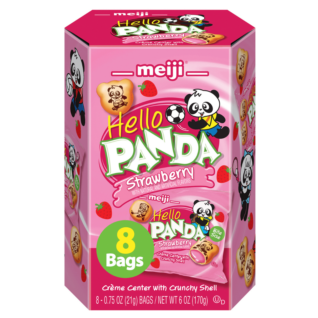 Meiji Hello Panda Strawberry 8pk 0.75oz Multipack – Meiji America