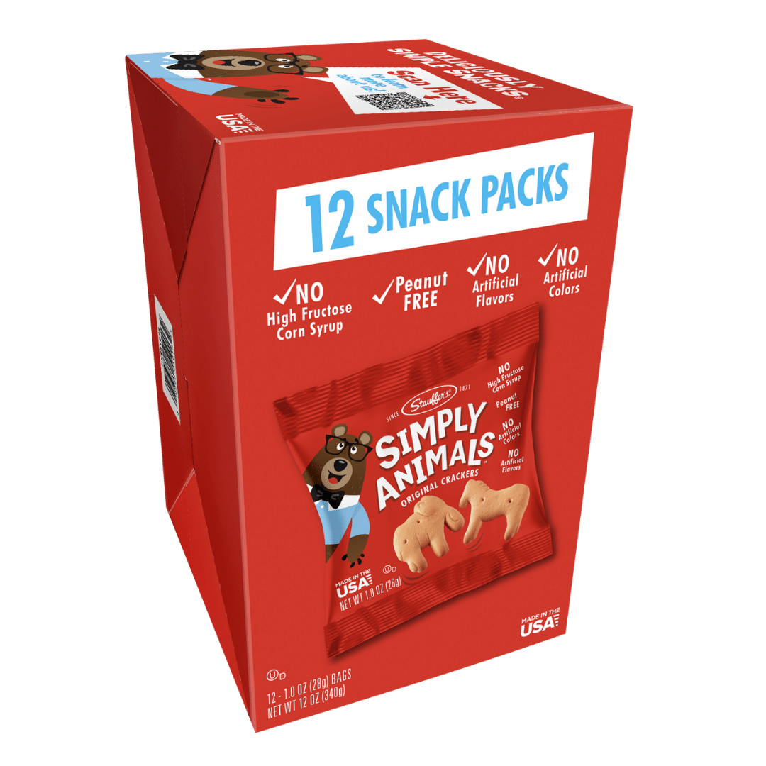 Stauffer's Simply Animals Original Crackers, 12pk 1oz Multipack – Meiji ...